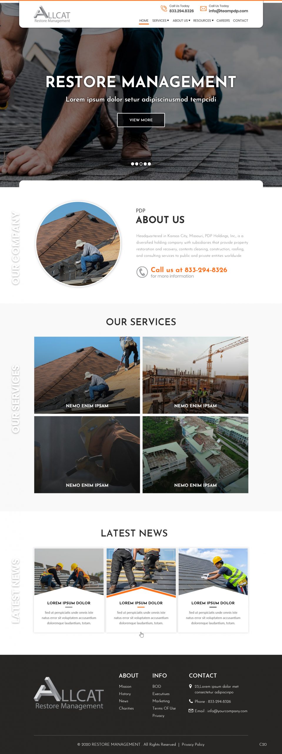 Allcat-Restore-Management - Internet Design Pros